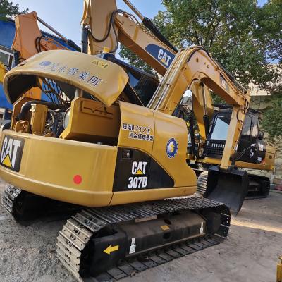 Cina Escavatori di tipo Cat 307D usato Piccole dimensioni con una capacità di 0,31 secchi e scarpe da corsa in vendita