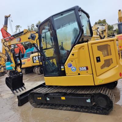 Cina CAT 306 Miniescavatore usato di 6 tonnellate, macchina per spostare la terra con valvola idraulica originale in vendita