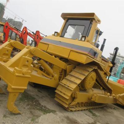 中国 上海で 3406C エンジンとオリジナルの液圧バルブを持つ中古キャットD8Rブルドーザー 販売のため