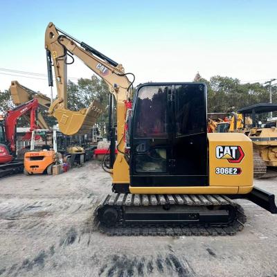 Cina Usato Caterpillar 306E Mini Escavatore 6t CAT306 Macchina per spostare la terra con scarpe in vendita