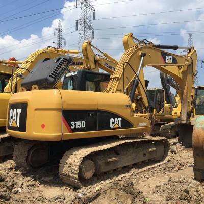 Cina CAT315D Escavatori usati da 15 tonnellate CAT 315 Medio grande USA Escavatori originali 315D in vendita