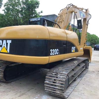 中国 320C 日本製の古き古きキャタピラー掘削機 21115 稼働重量 販売のため