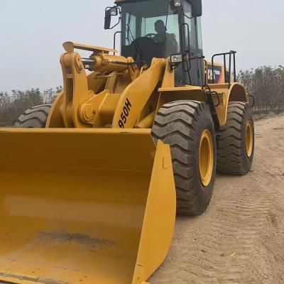 Китай Передний погрузчик подержанный Cat 950H Caterpillar Передний погрузчик на колесах в хорошем состоянии продается