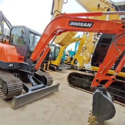 China 38.1KW Doosan DH60-7 Gebruikte graafmachine in goede staat met originele hydraulische pomp Te koop