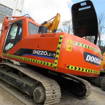 China DOOSAN Excavator DH220LC-7 Crawler Excavator In goede staat met weinig werktijden Te koop