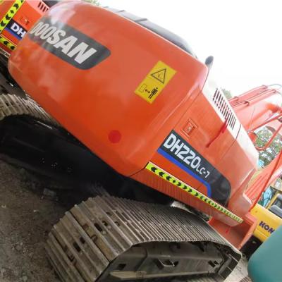 China 110KW Power Doosan DH220LC-7 Gebruikte Crawler Excavator met 1,2m3 Bucket Capacity Te koop