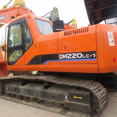 China 2019 Gebruikte Doosan-graafmachine DH220LC-7 22Ton Originele Doosan 225 300 Hydraulische graafmachine Te koop
