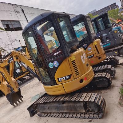 中国 1200 作業時間 使用済み 303Cr 掘削機 CAT 303.5E ミニ掘削機 3.5 トン付属機 販売のため