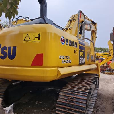 Cina 800 ore di lavoro Escavatore di seconda mano Usato Komatsu PC200-8 20 tonnellate Peso operativo in vendita