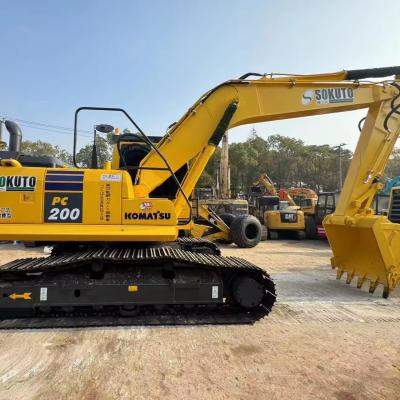 Cina Usato Komatsu Pc 200 escavatore Crawler escavatore mobile Tipo Altura massima di scavo 11000 in vendita