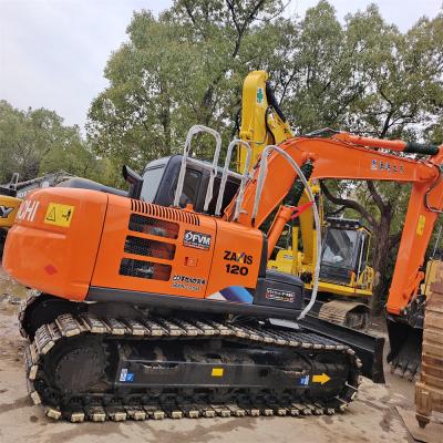 Cina Giapponese 12100 KG Hitachi ZX120-3 Escavatore di seconda mano con valvola idraulica originale in vendita