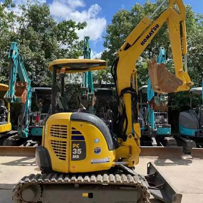 Cina PC35 Giappone Komatsu mini escavatore da 3,5 tonnellate PC35MR-2 PC40 PC55 scavatore idraulico in vendita