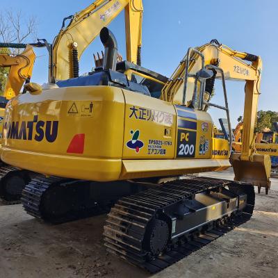 China Excavadora original usada Komatsu Pc200-8 com cilindro hidráulico original do Japão à venda