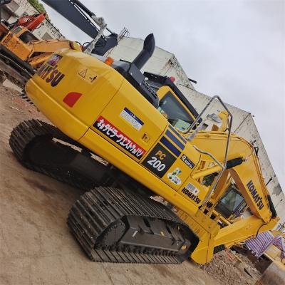 Cina 30 velocità nominale usato Komatsu PC200-8 escavatore per materiali da costruzione negozi vendita in vendita