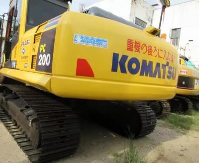 Cina Komatsu Pc 200 Escavatore di seconda mano 20 tonnellate Escavatore a trascinatore Komatsu Pc200-8 Usato in vendita