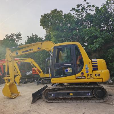 Cina Escavatore usato Komatsu PC60-7 2021 2022 Escavatore originale PC60-7 in vendita