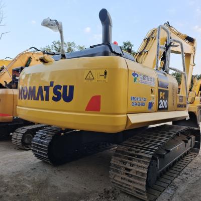 China 20 toneladas Komatsu PC200 Excavadora usada/Boa condição Excavadora hidráulica japonesa original à venda