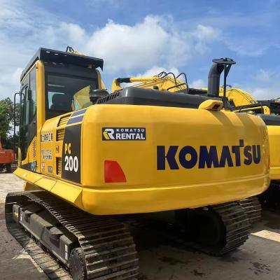 China Japão Komatsu PC200-8 Excavadora Crawler Usada com Sapatos 20 toneladas na Fábrica de Fabricação à venda
