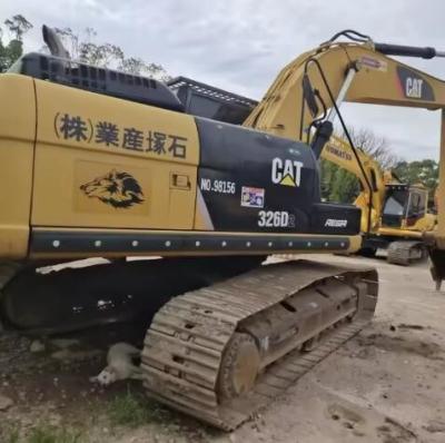 中国 中古のCAT 326d クローラー掘削機 ワッチ付き 大型掘削機 オリジナル水力シリンダー 販売のため