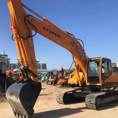 Китай Подержанный экскаватор Hyundai220 мощностью 118 кВт и максимальной глубиной копания 6810 мм продается