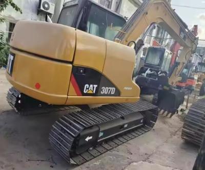 Китай Малый размер Использованный экскаватор Cat 307D Crawler Excavator Caterpillar 307 Модель видеоподдержка Cat307D продается