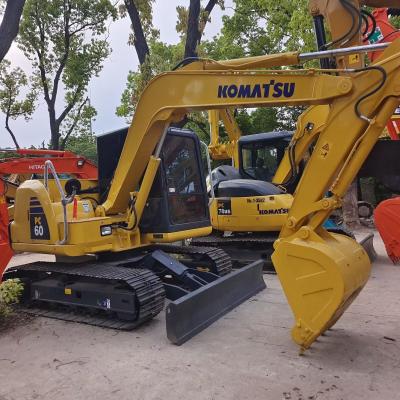 China Excavadora usada Komatsu PC60-8 com motor Komatsu S4D95LE-3 em boas condições à venda