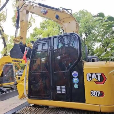 China CAT 307D 307D2 307E Excavadora com bomba e válvula hidráulicas originais em bom estado à venda