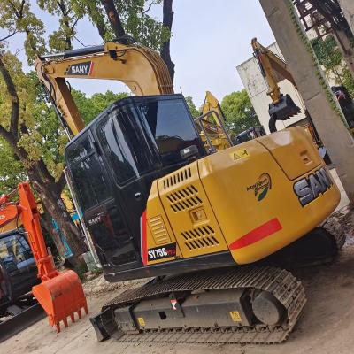 中国 7.5トンのSanyミニ掘削機 SY75 SY60 SY55 SY35 SY95 エンジニアリング建設に使用 販売のため