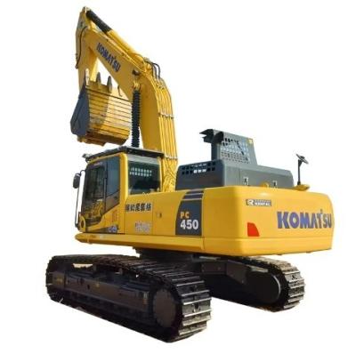 China Oorspronkelijke motor Komatsu PC450 Gebruikte graafmachine met 2.1 emmercapaciteit 230 werkuren Te koop