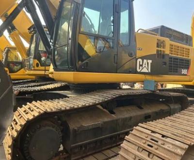 China Oorspronkelijke motor CAT 345D graafmachine Gebruikte 45 ton grote hydraulische graafmachine met C13 Te koop