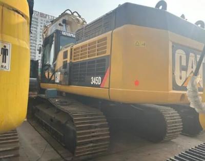 China Oorspronkelijke hydraulische pomp CAT 345D graafmachine Gebruikte 45 ton Crawler Digger met C13-motor Te koop