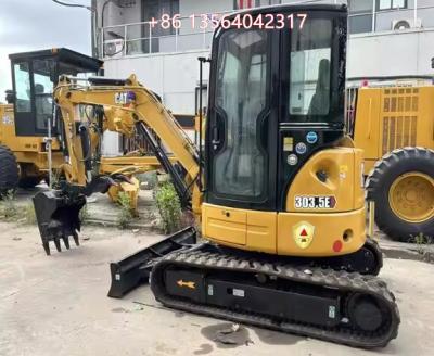 China Tweedehands CAT 302 graafmachine Gebruikte CAT 301 graafmachine met een emmercapaciteit van 0,044cbm Te koop