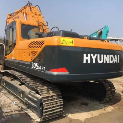 China Hyundai 305LC-9t graafmachines Maximale graafdiepte van 3300 mm voor machineshops Te koop