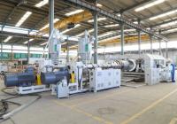 Quality PLC Control System Drainage And Sewage Double Wall Corrugated Pipe Extrusion Line for sale