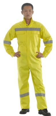 Cina Abiti da lavoro ignifugi dell'abbigliamento resistente statico con il materiale del tessuto di cotone del franco in vendita