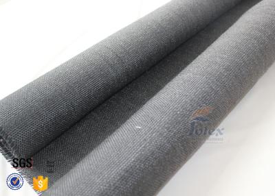 Κίνα 800g μαύρο ντυμένο Vermiculite ύφασμα φίμπεργκλας για το κάλυμμα πυρκαγιάς προς πώληση