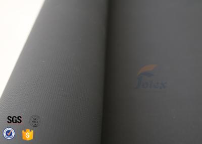 Κίνα Μαύρο ντυμένο PU ύφασμα 0.5mm φίμπεργκλας ανθεκτική προστασία συγκόλλησης 530gsm προς πώληση