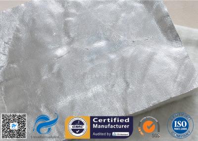 Chine Feutre acoustique blanc de fibre d'absorption du tapis 25MM d'aiguille de fibre de verre de papier aluminium à vendre
