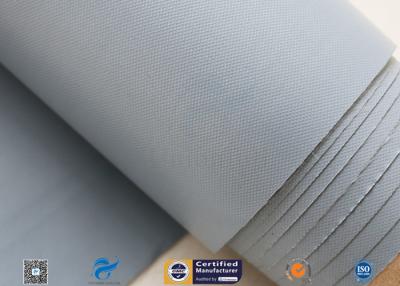 중국 0.28mm 회색 PVC 내화성이 있는 천막을 위한 입히는 섬유유리 의류 보통 직물 판매용