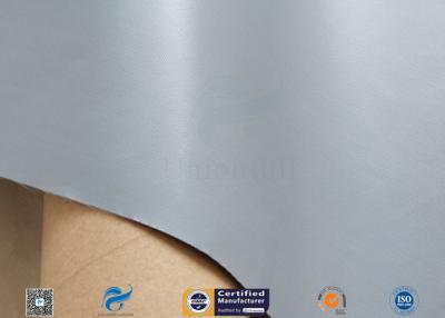 Κίνα Γκρίζο ντυμένο PVC ύφασμα φίμπεργκλας σαφούς ύφανσης για την εύκαμπτη διοχέτευση 280g HVAC προς πώληση