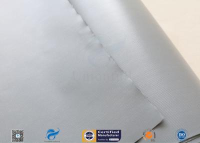 Κίνα Γκρίζο αδιάβροχο ντυμένο PVC ύφασμα ίνας υάλου αγωγών υφάσματος υφασμάτων φίμπεργκλας 7628 προς πώληση