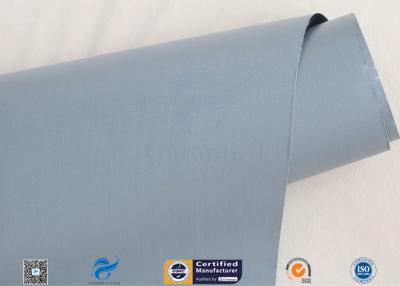 Κίνα 0.25mm 280g στεγανοποιούν ντυμένο το PVC ύφασμα υφάσματος φίμπεργκλας για τον εύκαμπτο αγωγό υφάσματος προς πώληση