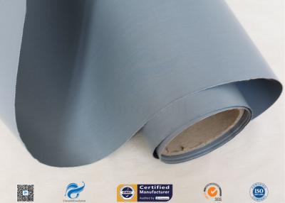 Κίνα 0.25mm 280g στεγανοποιούν ντυμένο το PVC ύφασμα υφάσματος φίμπεργκλας για τον εύκαμπτο αγωγό υφάσματος προς πώληση