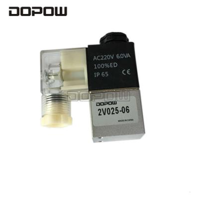 Cina Modo pneumatico normalmente chiuso dell'elettrovalvola a solenoide 2 diritto con la posizione 2V025-06 2 in vendita