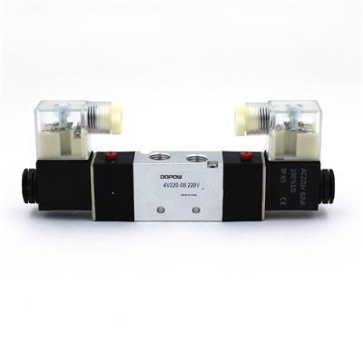 Cina Doppia resistenza della corrosione pneumatica dell'elettrovalvola a solenoide 24VDC buona 4V220-08 in vendita