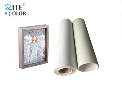 Cina Tela allungata Rolls, tela opaca impermeabile del poliestere di Digital del getto di inchiostro che stampa 260gsm in vendita