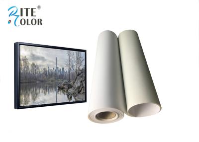 Cina Tela allungata Rolls, tela opaca impermeabile del poliestere di Digital del getto di inchiostro che stampa 260gsm in vendita