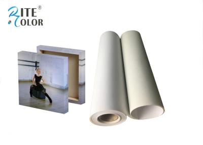 Cina Tela allungata Rolls, tela opaca impermeabile del poliestere di Digital del getto di inchiostro che stampa 260gsm in vendita