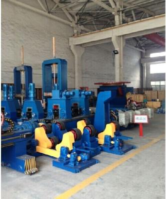 China Zelf-gerichte Pijptank het Draaien Broodjes die met φ400 x 120mm Rubberwielen lassen Te koop