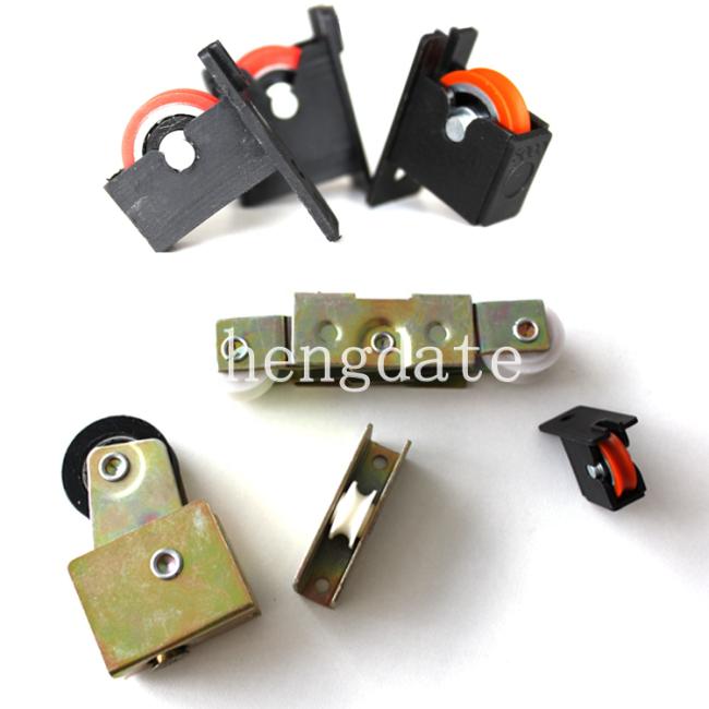 Color zinc housing roller for UPVC sliding door, top view